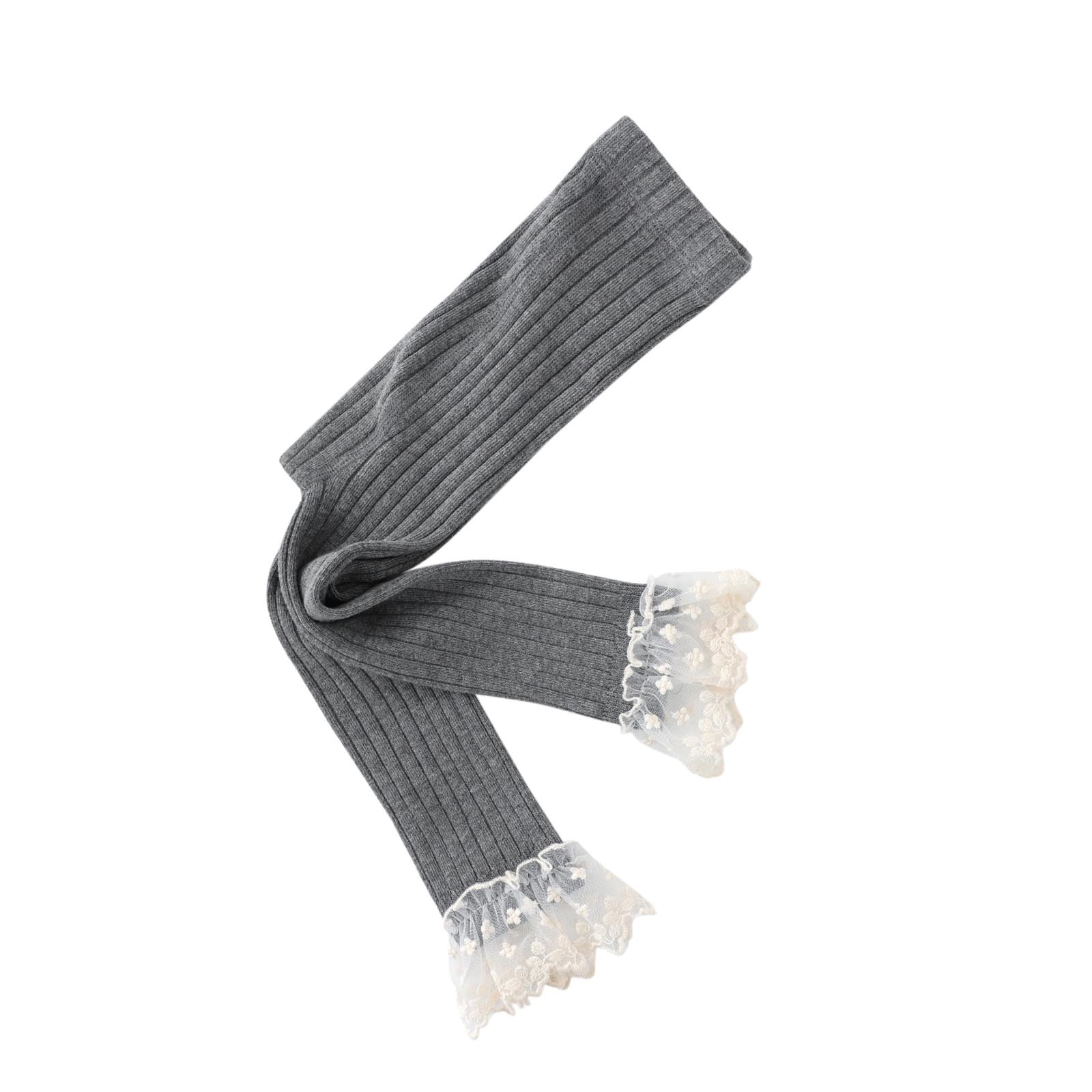 Childrens Solid Color Socks Boys And Calf Socks Lace Socks Escuela Oficina Ropa esencial ...