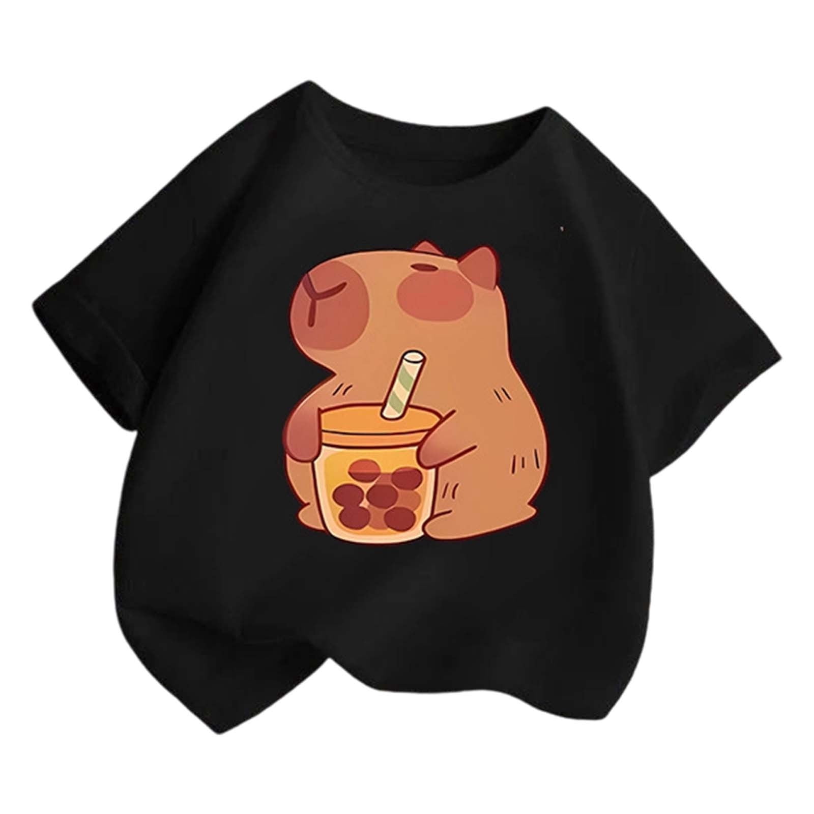 Childrens Tees Short Sleeve Printed Comfort Stretchy Kids formal Shirts ...