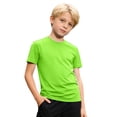 Childrens Tees Short Sleeve Stretch Round Neck Fashion Boys Performance ...