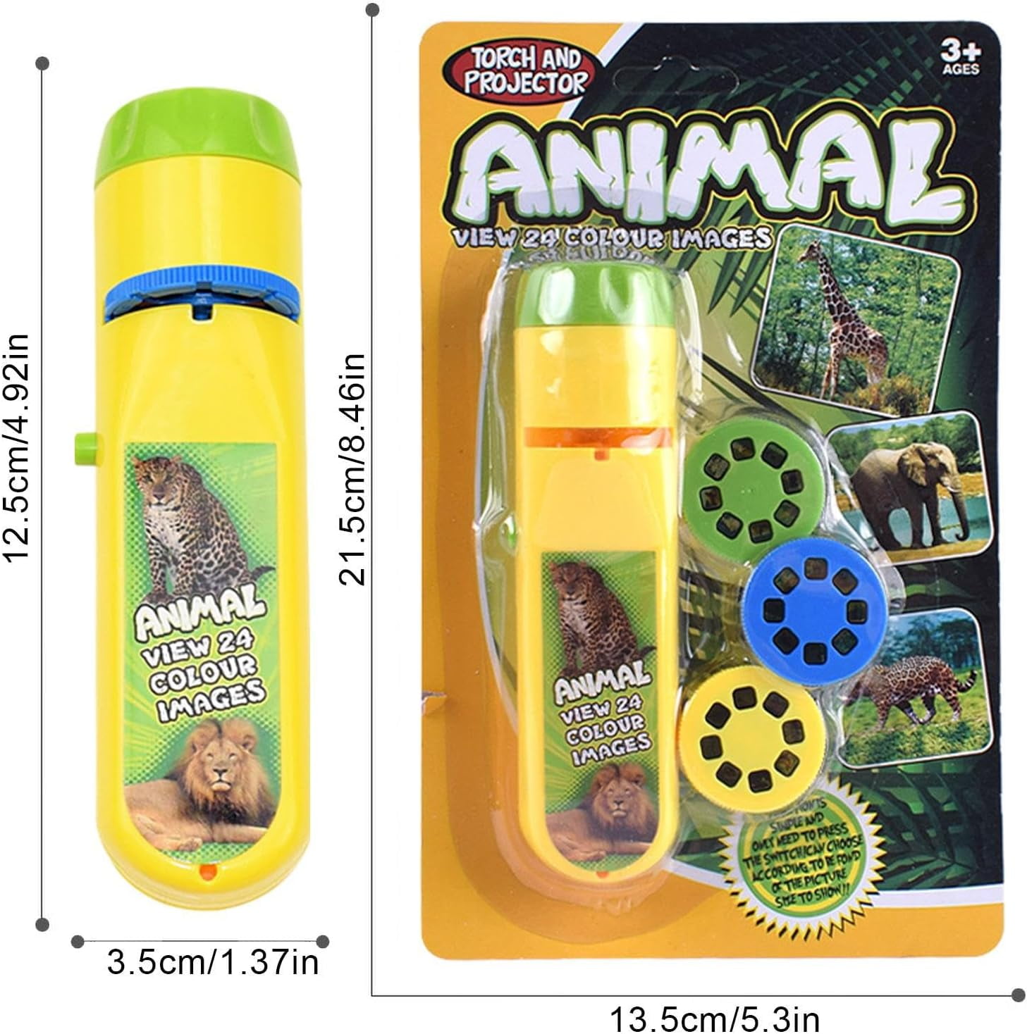 Childrens Torch Projector, Slide Projector Torch Projection Light ...