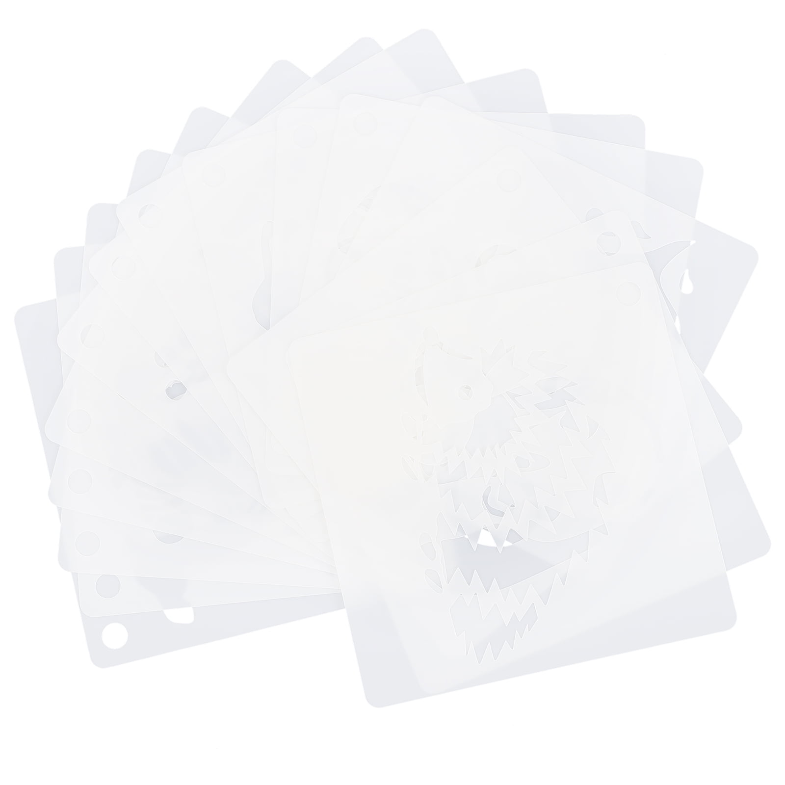 Childrens Toys Animal Cutout Template Scrapbooking Stencils Plastic ...