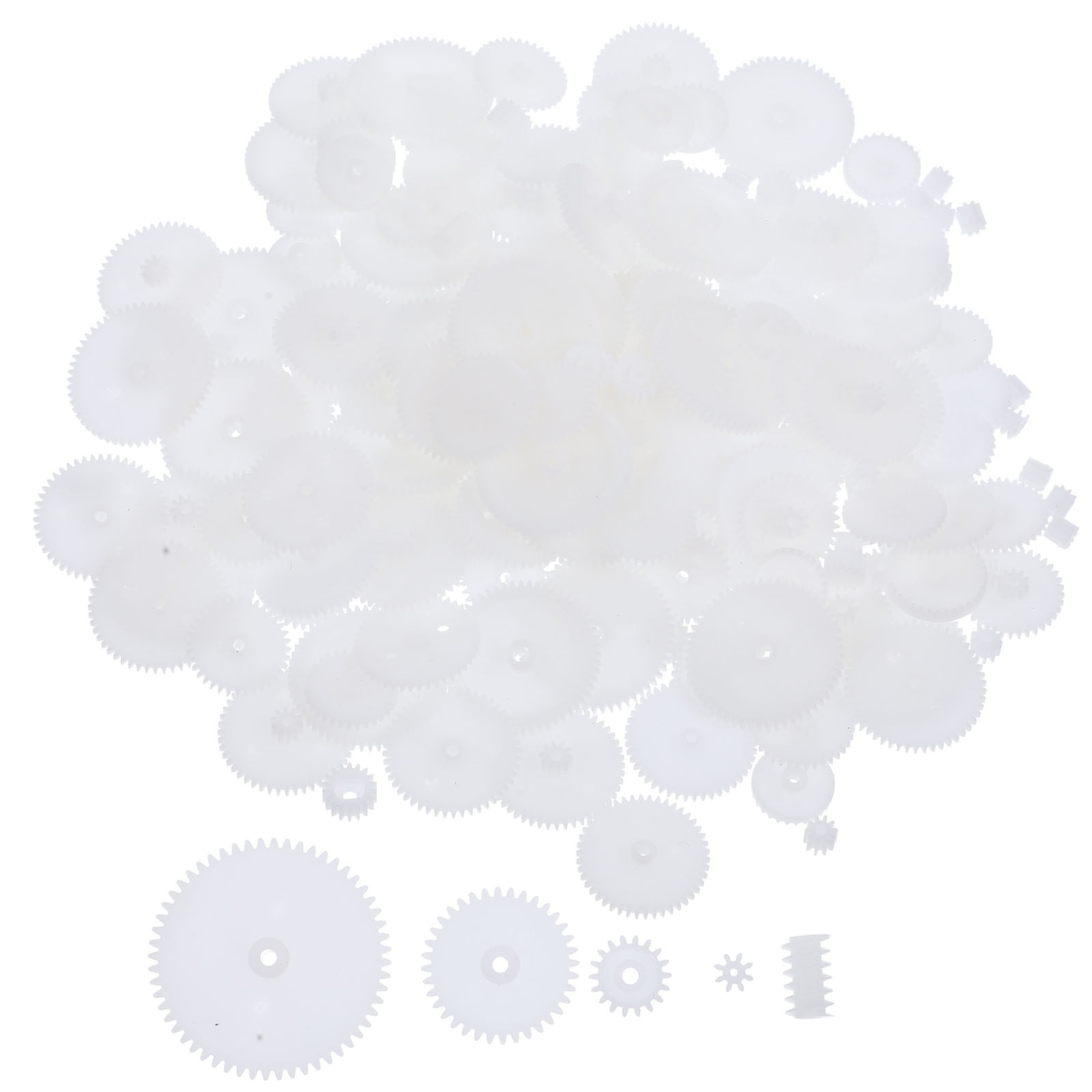 Childrens Toys Kids Handmade Magnetic Gears DIY Hands-on Car White ...