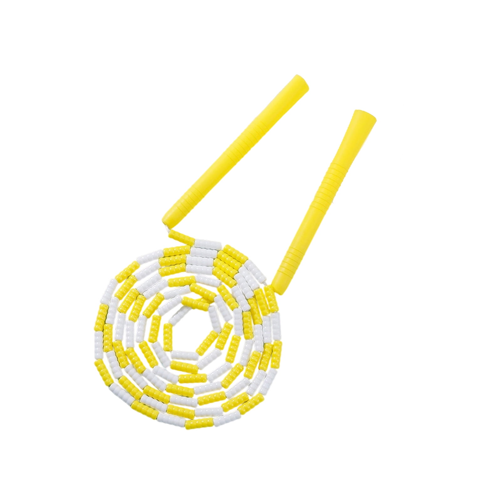 Childrens Training Jump Rope with Bright Beads Patterns Safe Grip ...