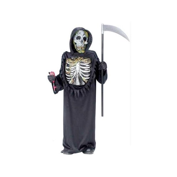 Childs Bleeding Skeleton Zombie Costume - Walmart Business Supplies