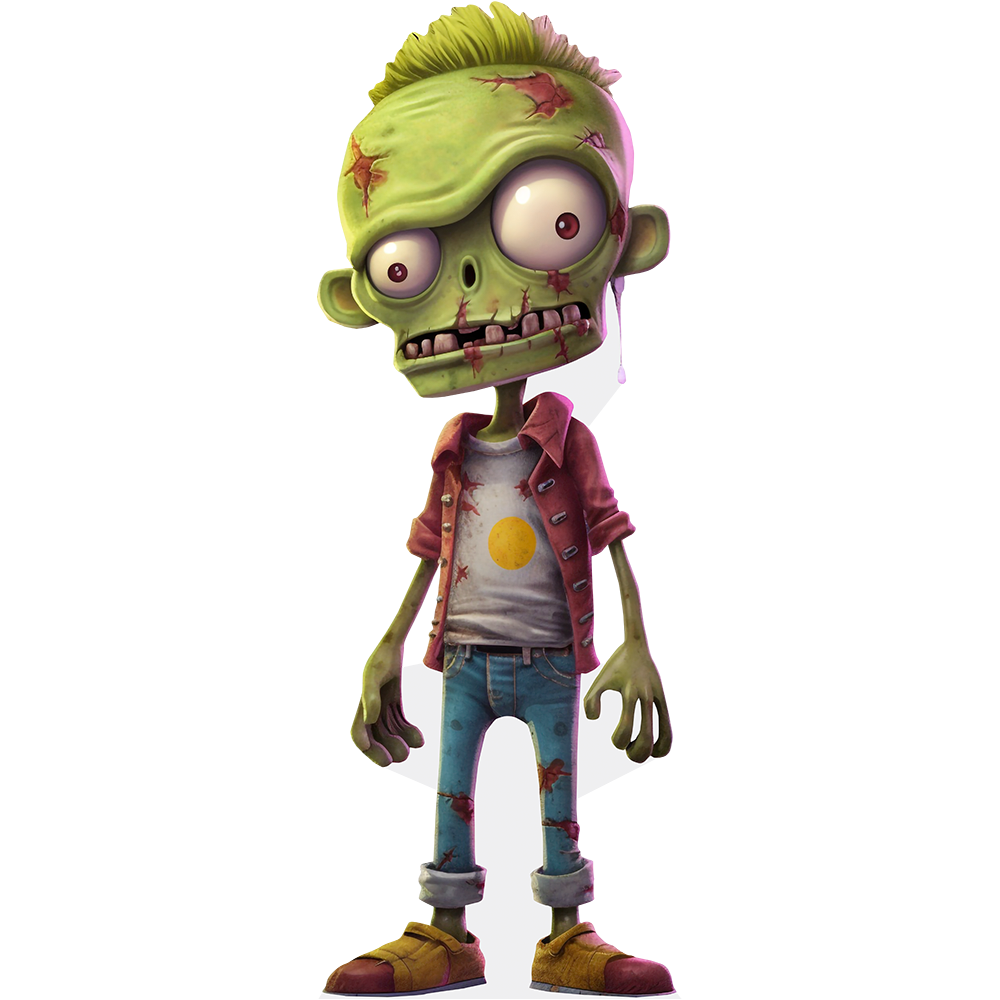 Childs Halloween (Casual Zombie) Lifesize Cardboard Cutout Standee ...