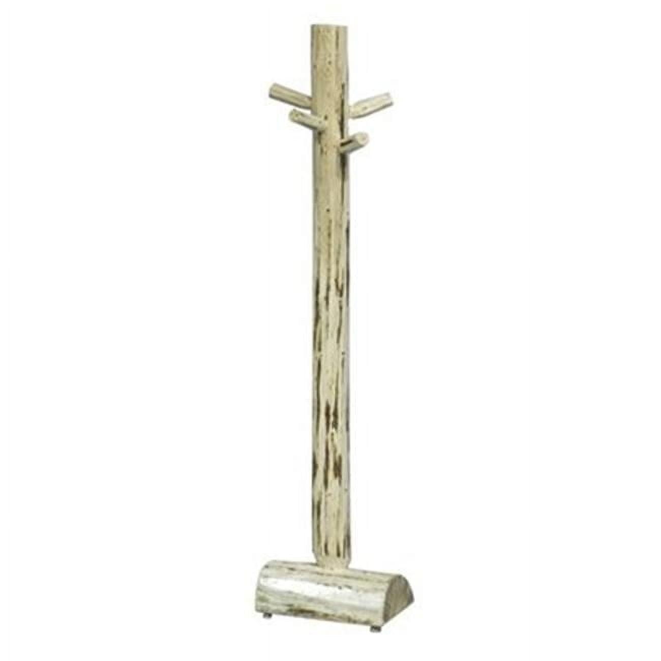 Childs Log Coat Tree - Clear Lacquer - Walmart Business Supplies