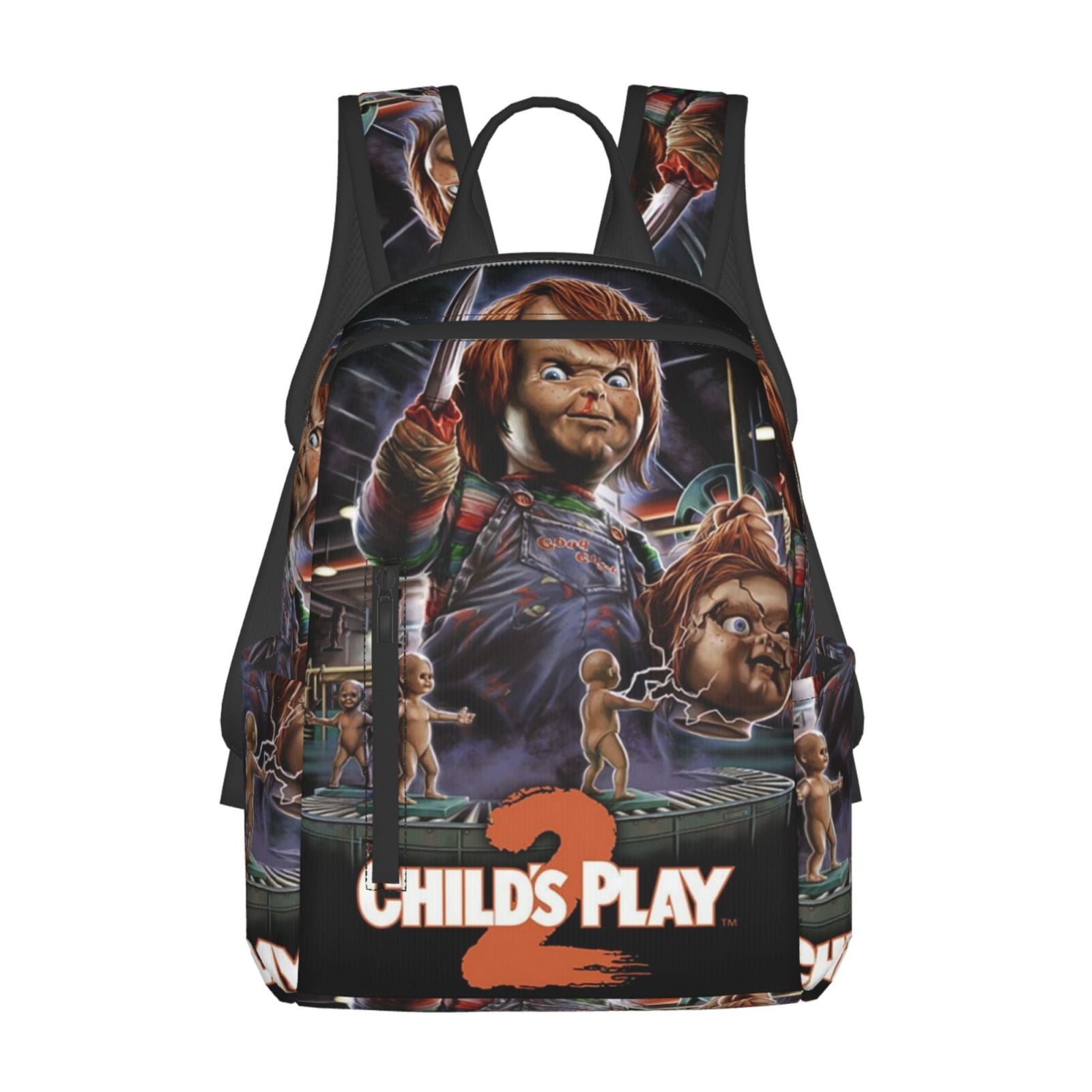 Childs Play 2 Chucky Lightweight Backpack Student Bookbag School Bag ...