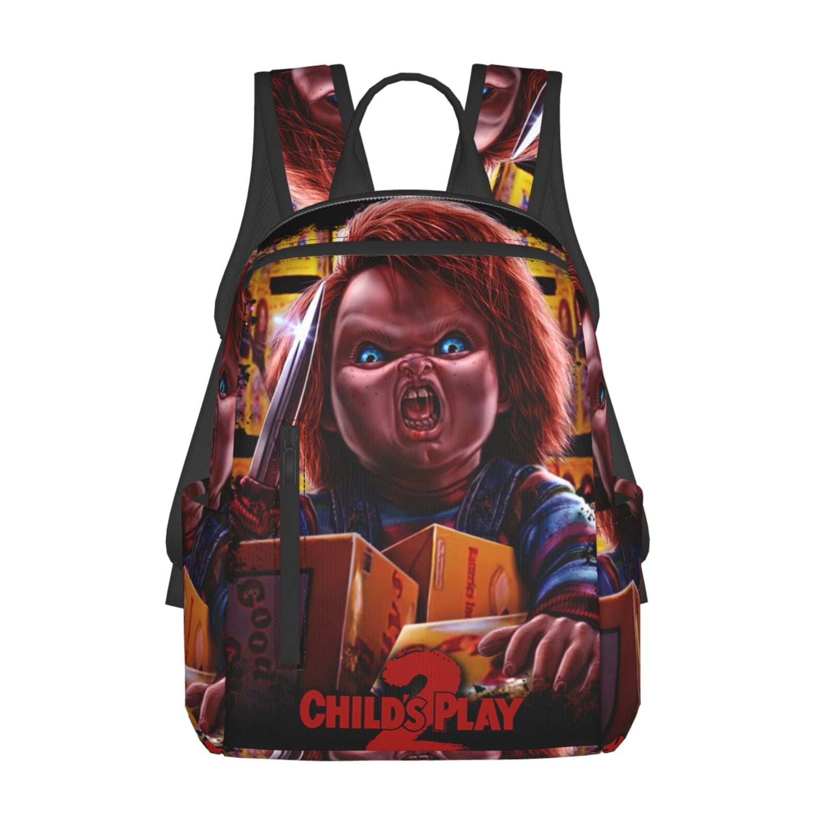 2 Chucky Lightweight Backpack Student Bookbag School Bag Satchel ...