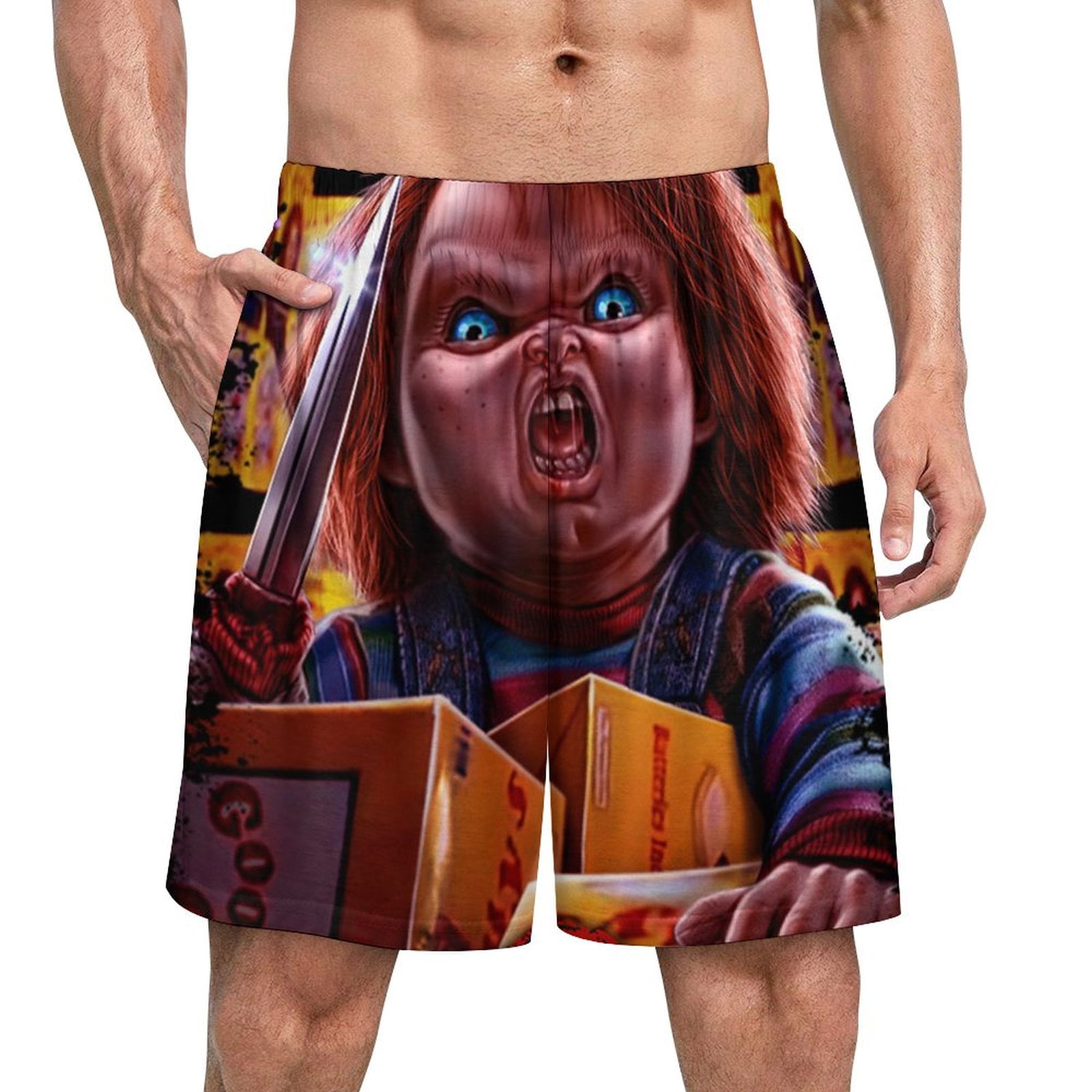 Childs Play 2 Chucky Pajama Pants For Men Lounge Shorts Bottoms ...