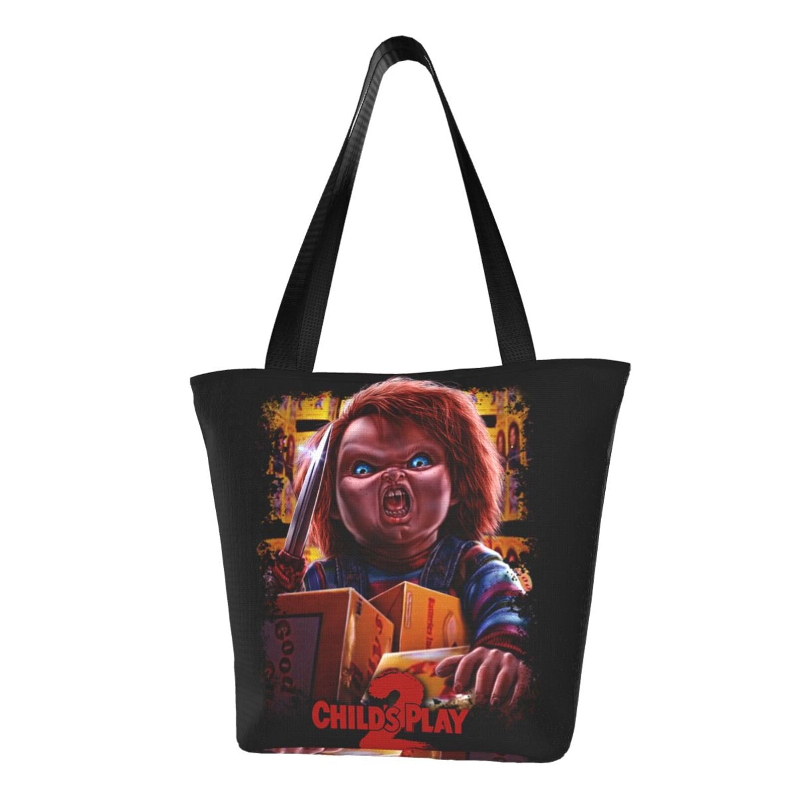 Childs Play 2 Chucky Women's Tote Bag Large Capacity Shoulder Handbag ...