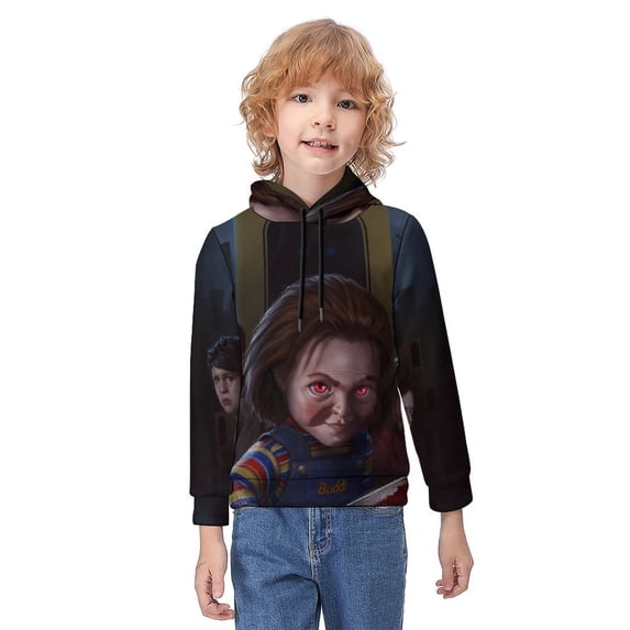 Childs Play Chucky Doll Kid's Hoodies Sweatshirt Novelty Fashion Hooded ...