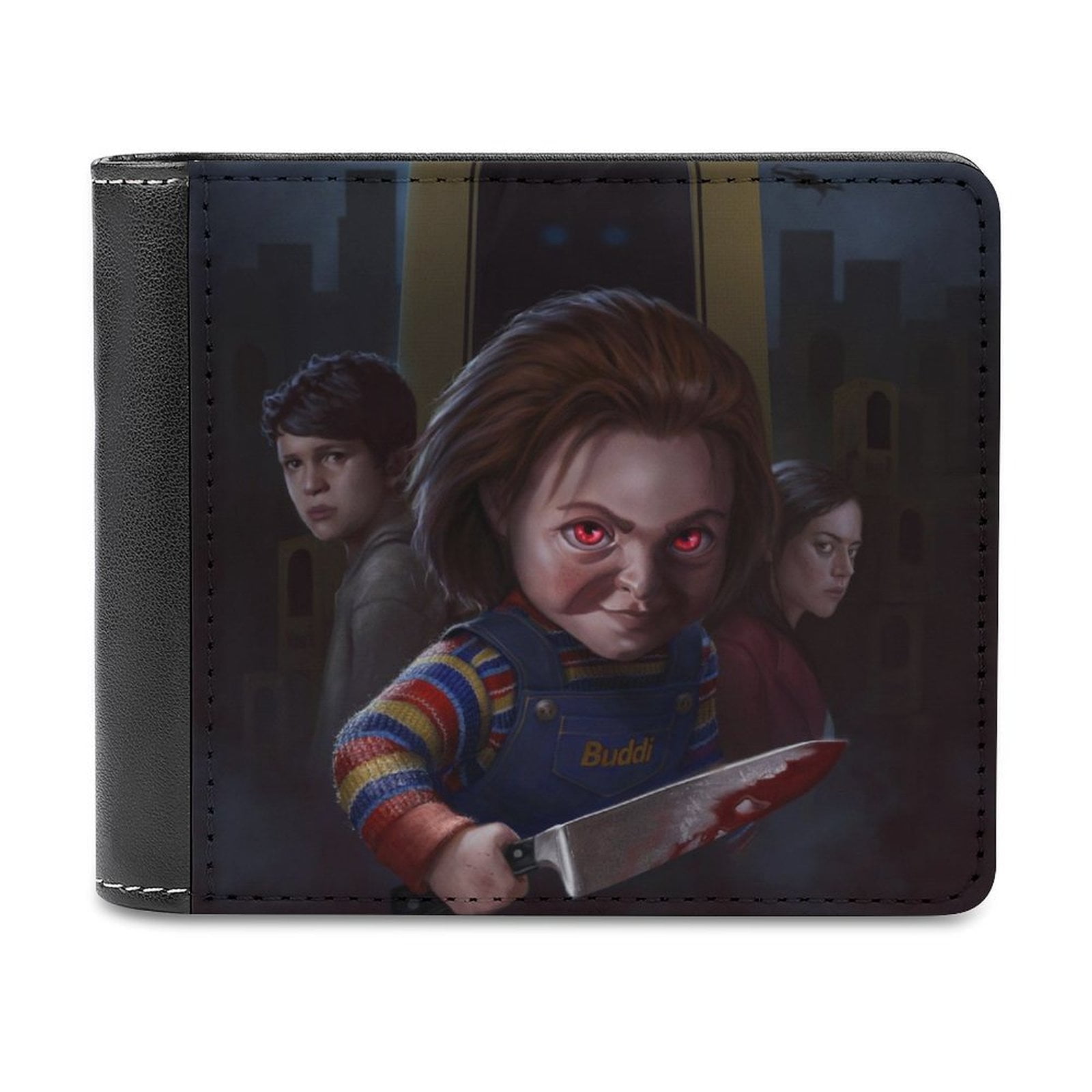 Childs Play Chucky Doll PU Leather Wallet With Card Slots Bifold Wallet ...
