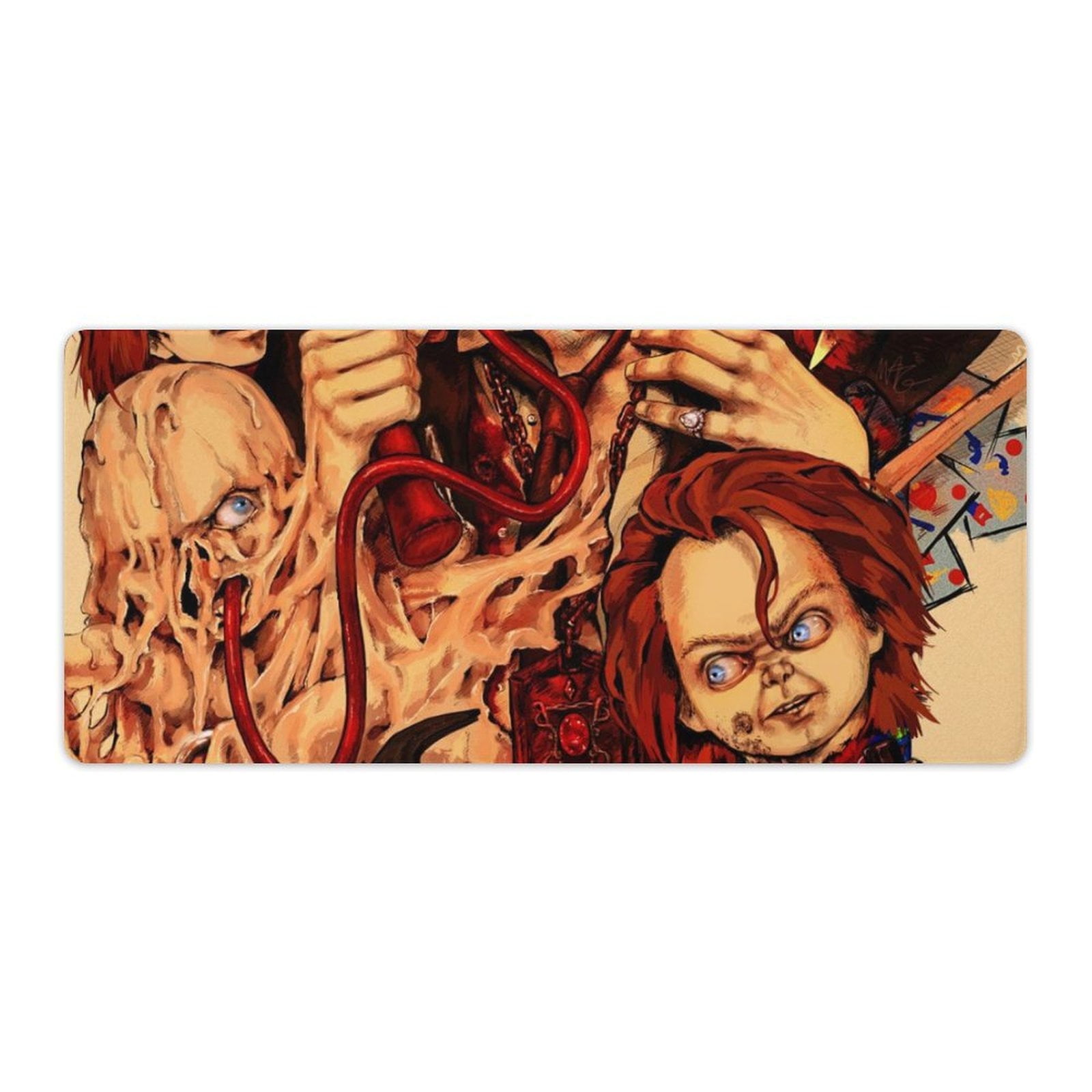 Childs Play Chucky Extended Gaming Mouse Pad No-sliped Large Desk Mat ...