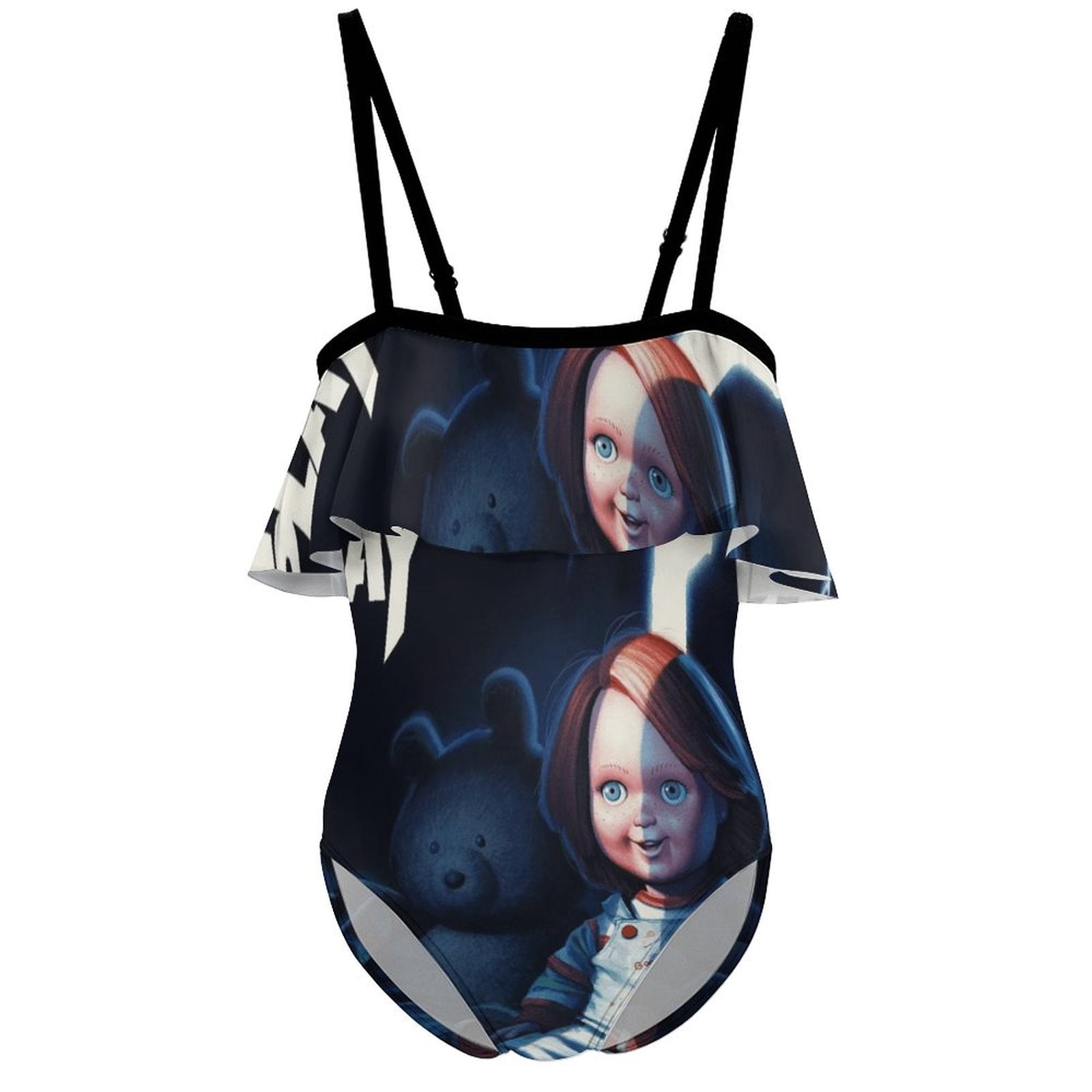 Childs Play Chucky Horror Kids One-piece Swimsuit Adjustable Off ...