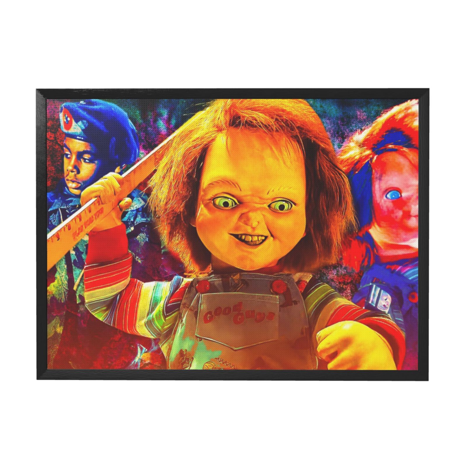 Childs Play Movie Black Frame Decorative Painting Canvas Decor Wall ...