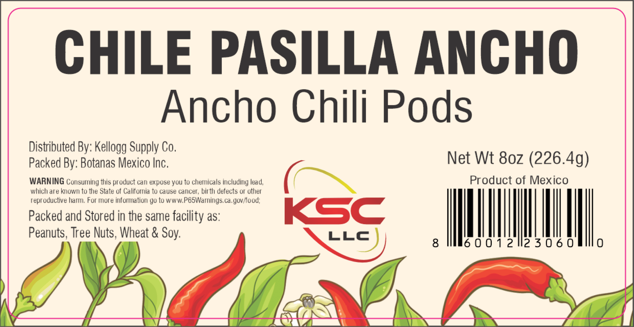 Chile Ancho Pods 8oz - Walmart.com
