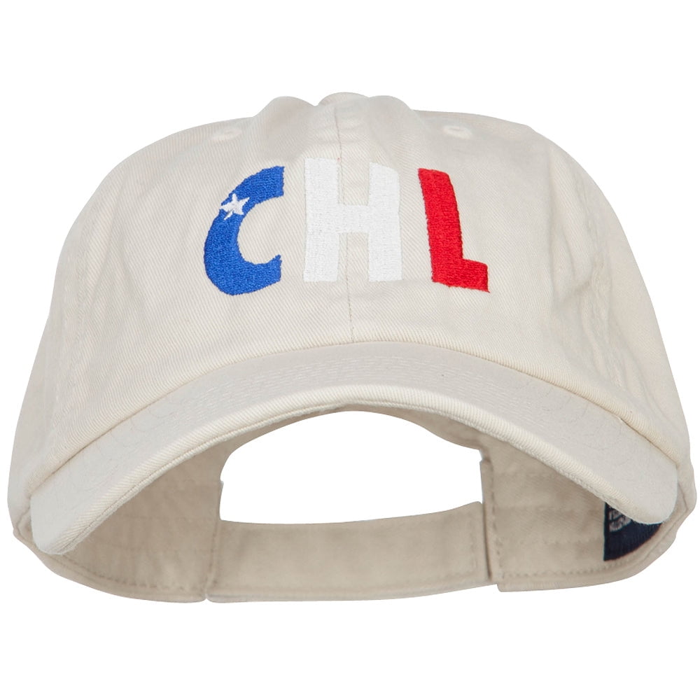 Chile CHL Flag Embroidered Low Profile Cap - Putty OSFM - Walmart.com