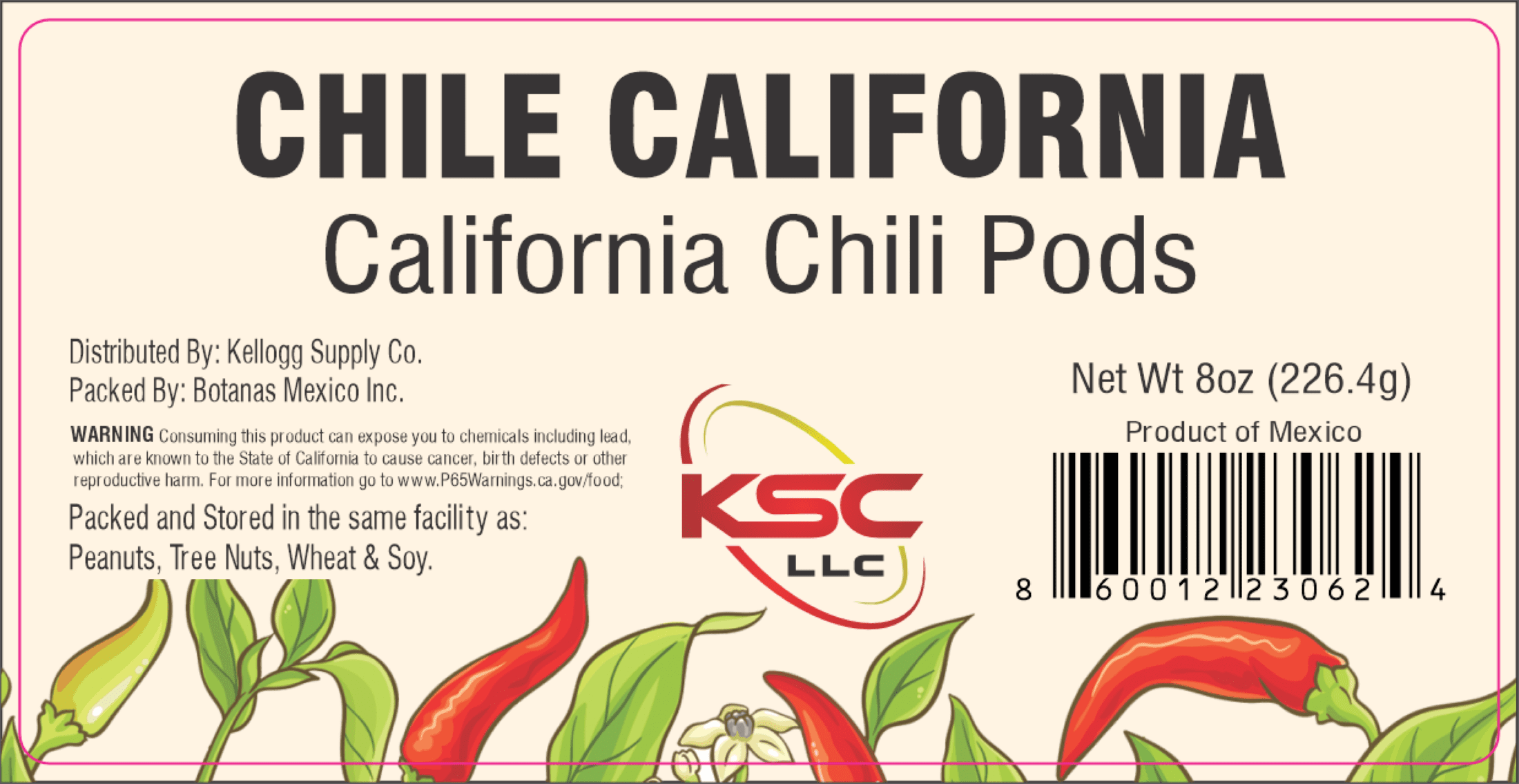 Chile California Pod 8oz - Walmart.com