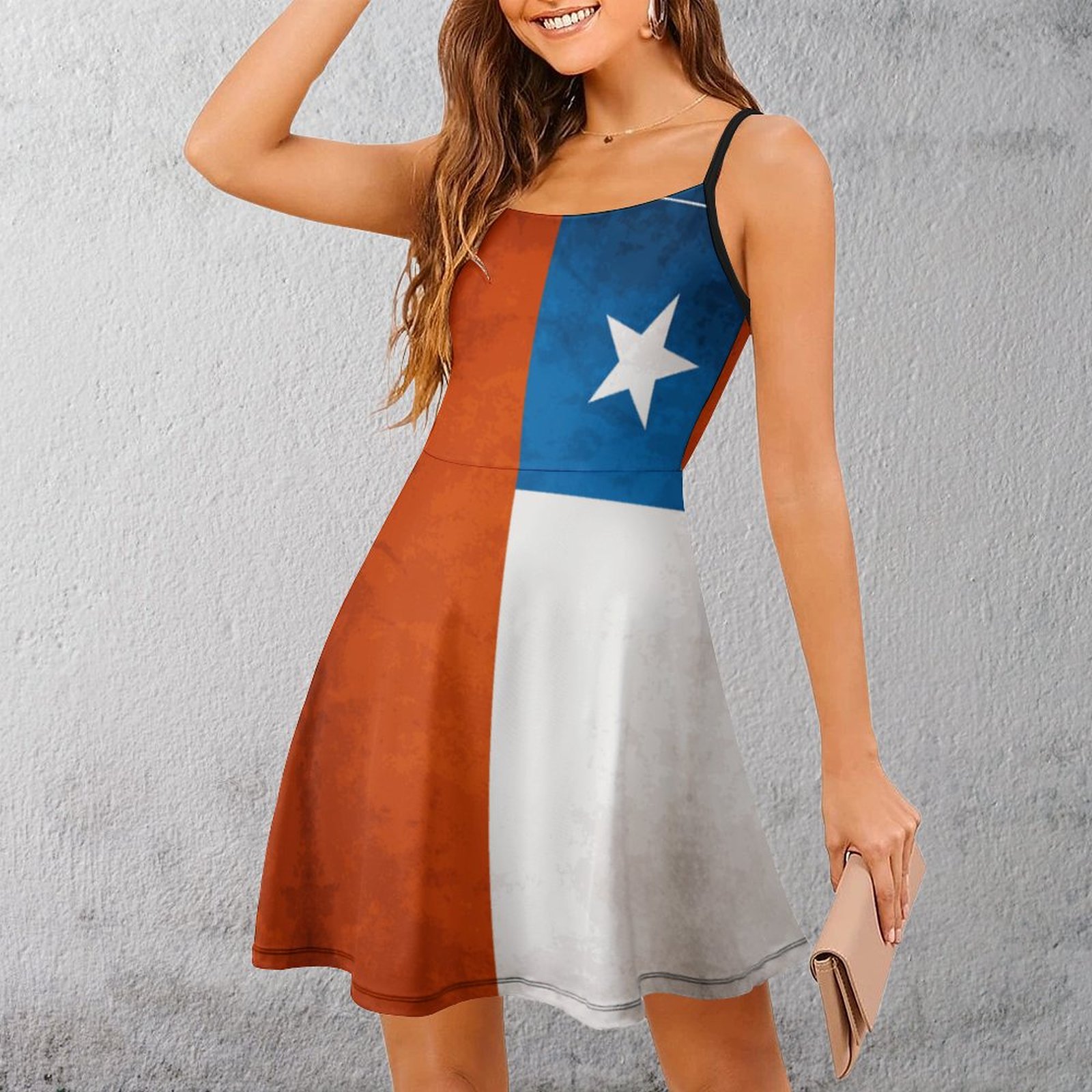 Chile Chilean Flag National Flag of Chile Creative Exotic Woman's ...