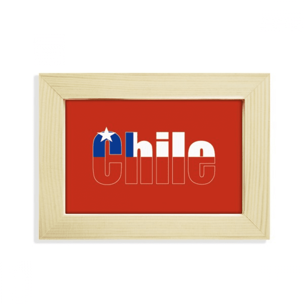 Chile Country Flag Name Desktop Decorate Photo Frame Picture Art ...