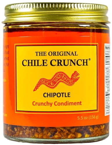 Chile Crunch - A Crunchy All Natural Spicy Condiment (Chipotle) - 1 Jar ...