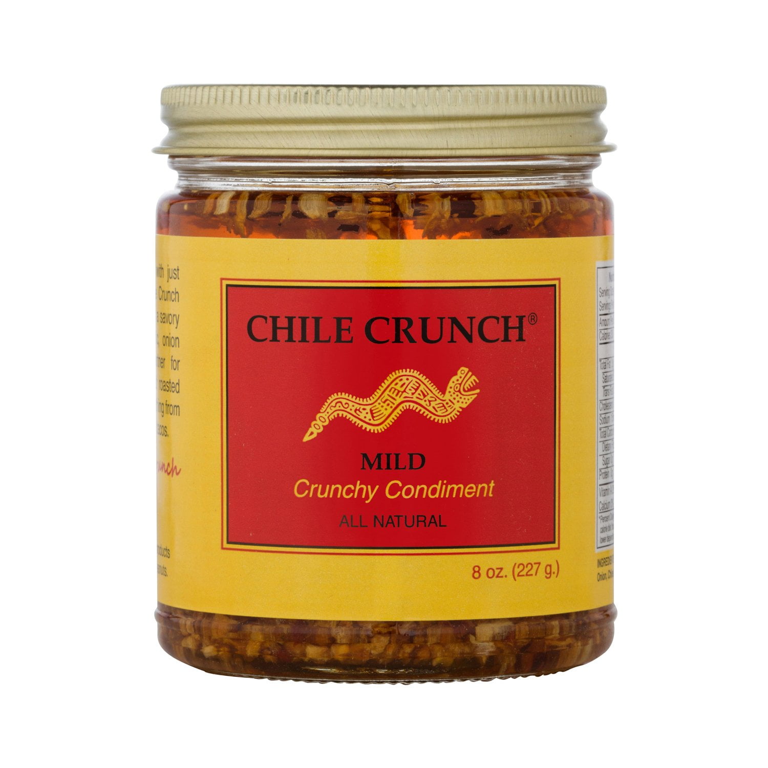 Chile Crunch-A Crunchy All Natural Spicy Condiment Mild Flavor 1 Jars ...