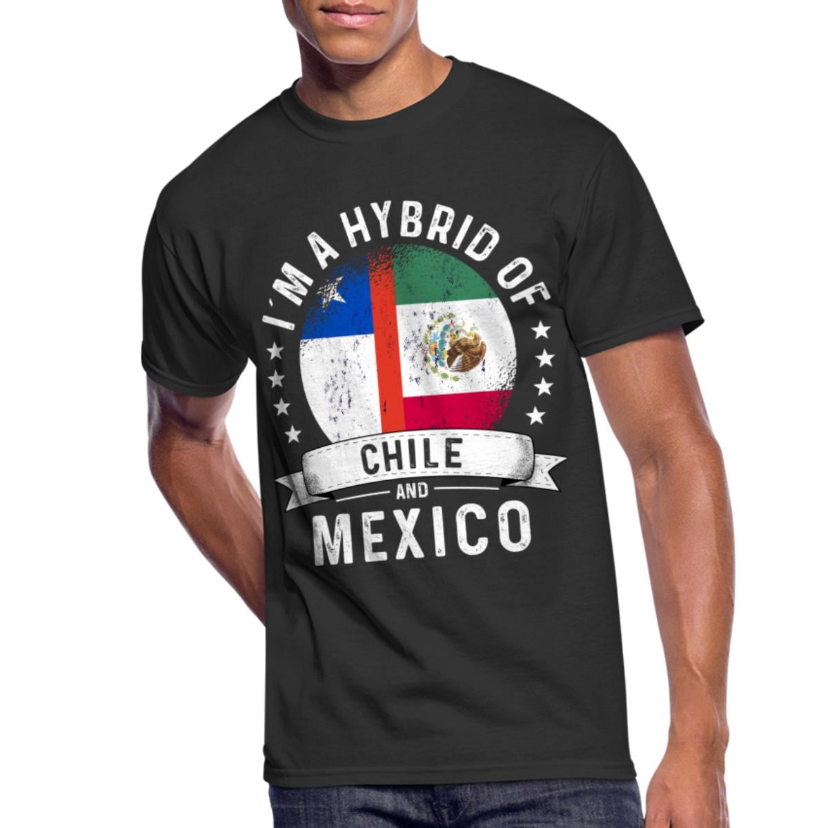 Chile Flag Mexico Grown Country Flags Citizen Men's 50/50 T-Shirt ...
