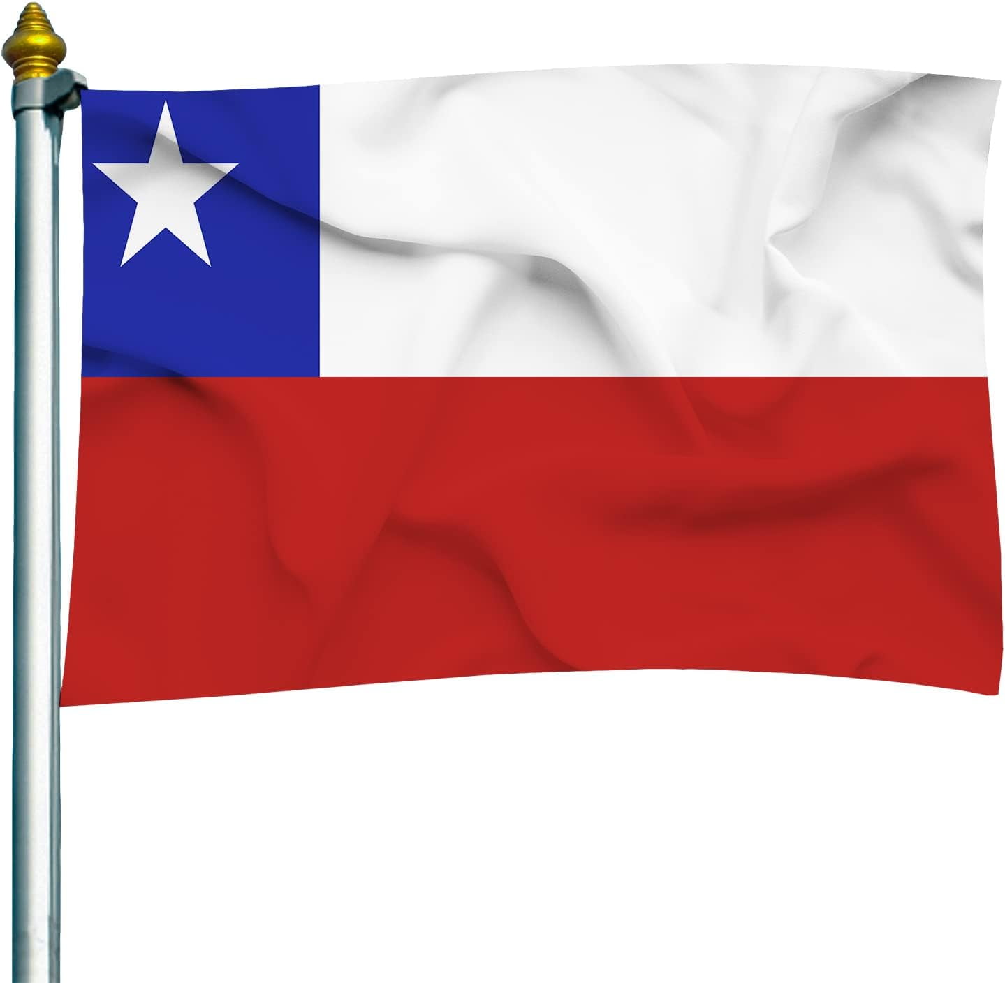 Chile National Flag Polyester Flag, Flag Indoor Outdoor Banner ...