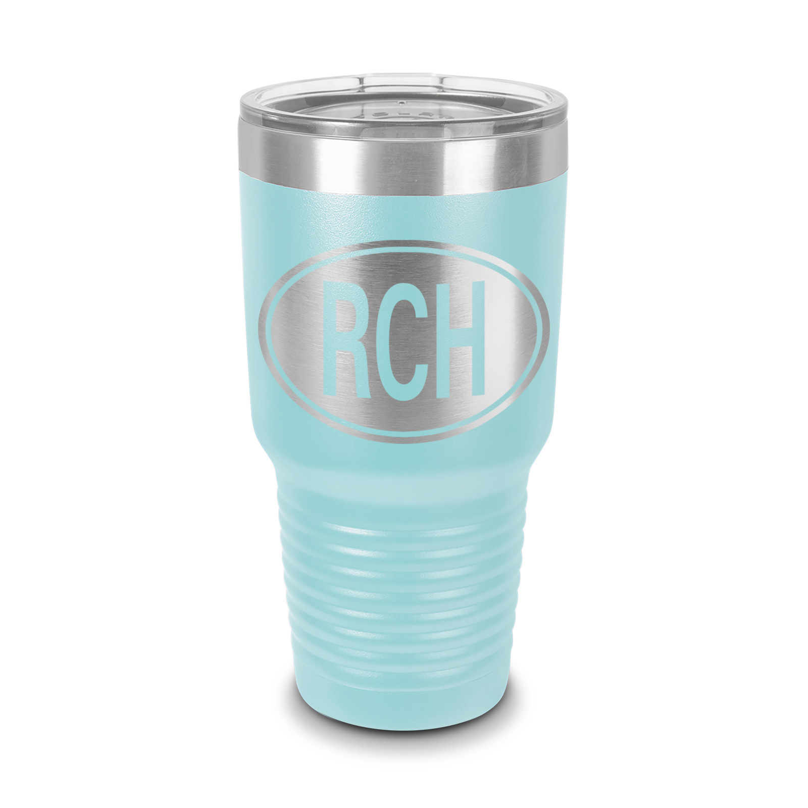 Chile Oval Tumbler 30 oz - Laser Engraved w/ Clear Lid - Stainless ...