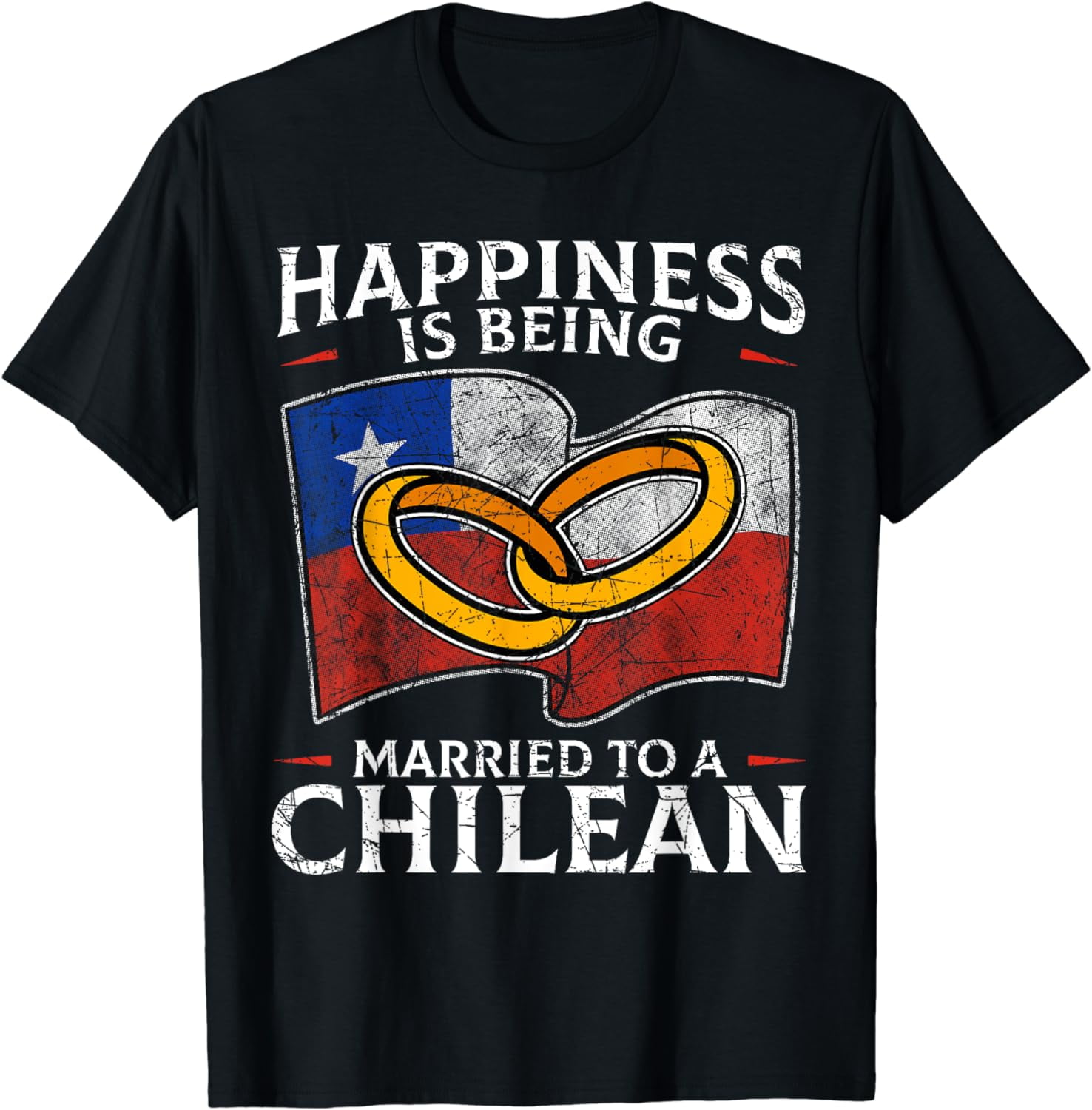 Chilean Marriage Chile Married Flag Wedded Culture T-Shirt - Walmart.com