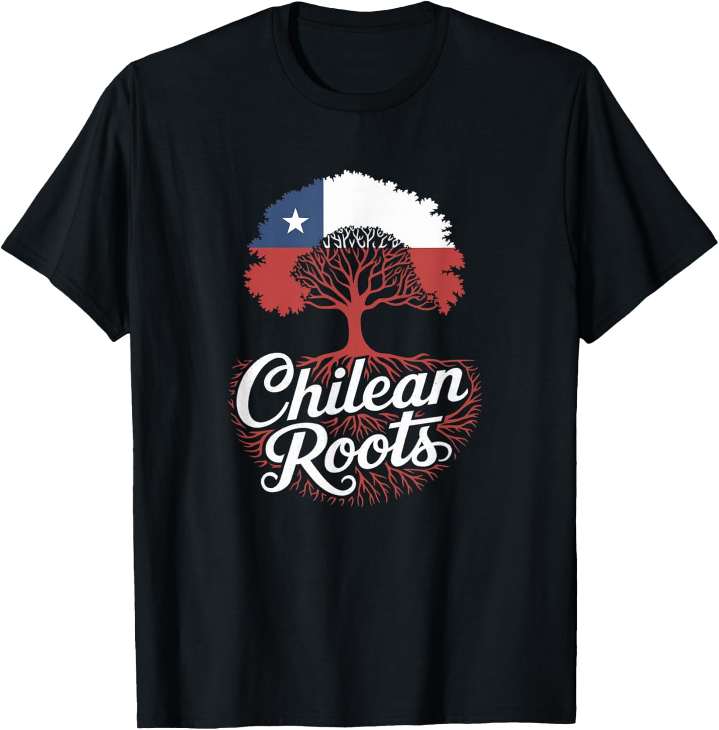 Chilean Roots - Chile Flag Colors Family Tree Souvenir T-Shirt men and ...