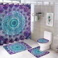 Chilfamy 4PCS Mandala Psychedelic Neon Sacred Geometry Waterproof ...