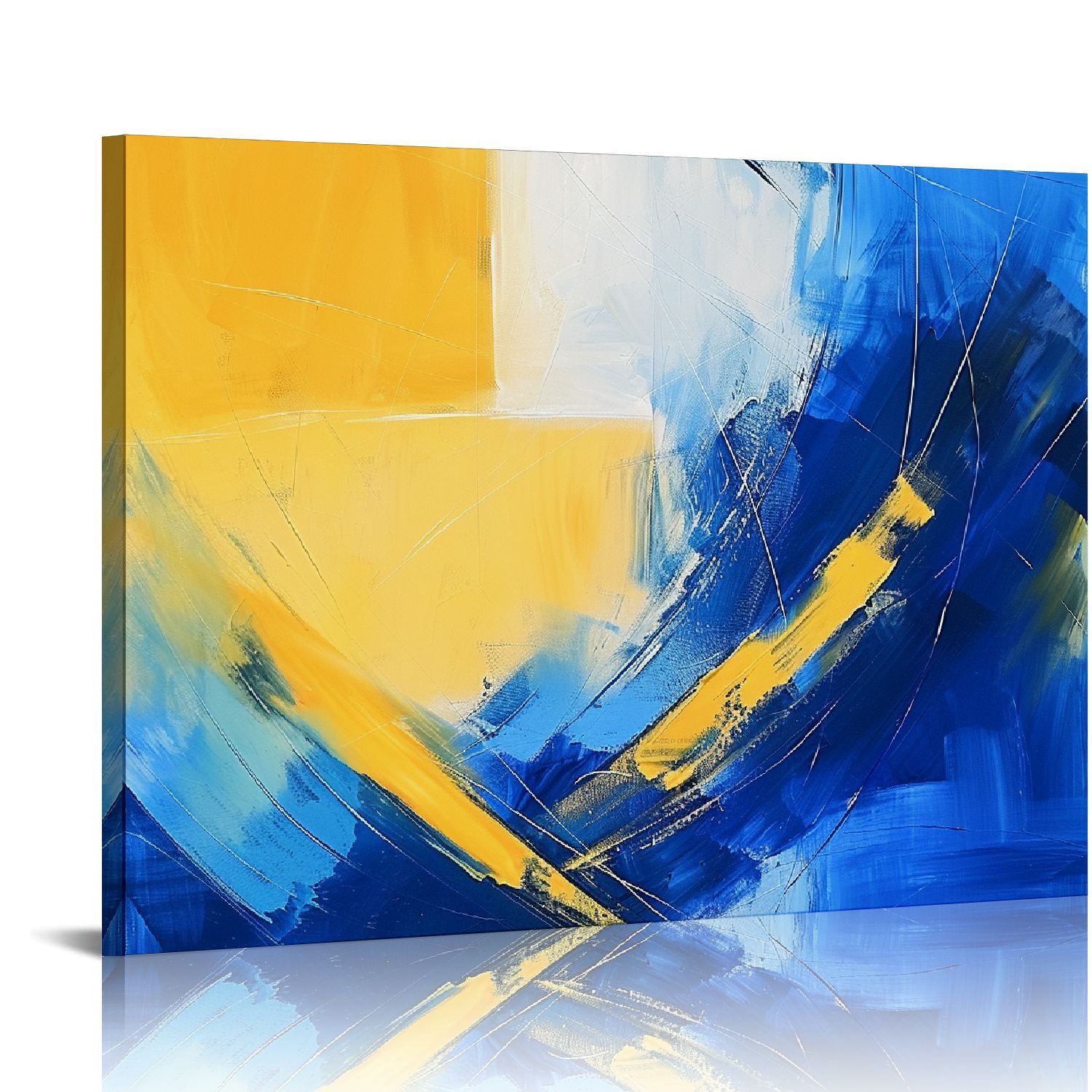 Chilfamy Abstract Art Canvas Wall Decor for Bedroom - Modern Wall ...
