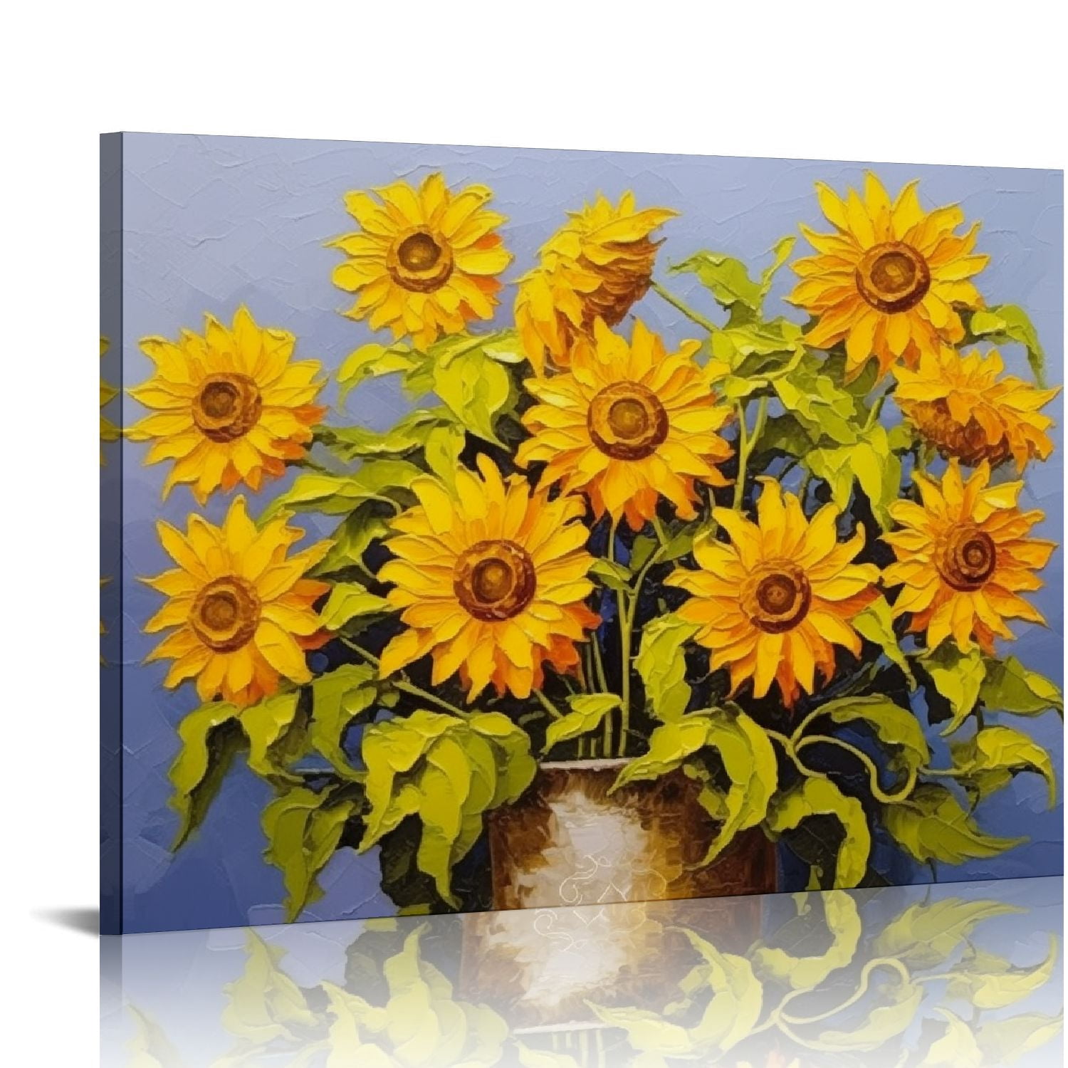 Chilfamy Art Modern Sunflowers Canvas Prints Ready To Hang Home Wall ...
