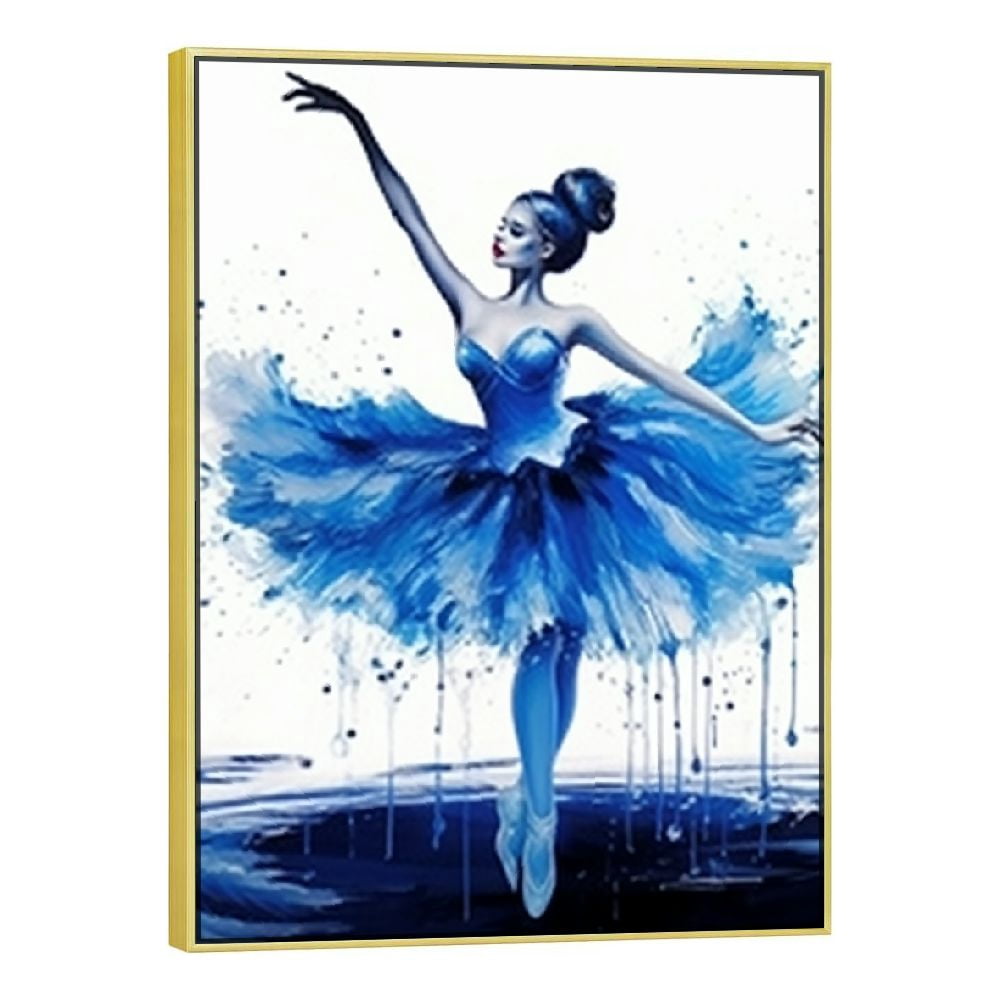 Chilfamy Ballerina Dancer Canvas Wall Art Elegant Ballet Girls Wall ...