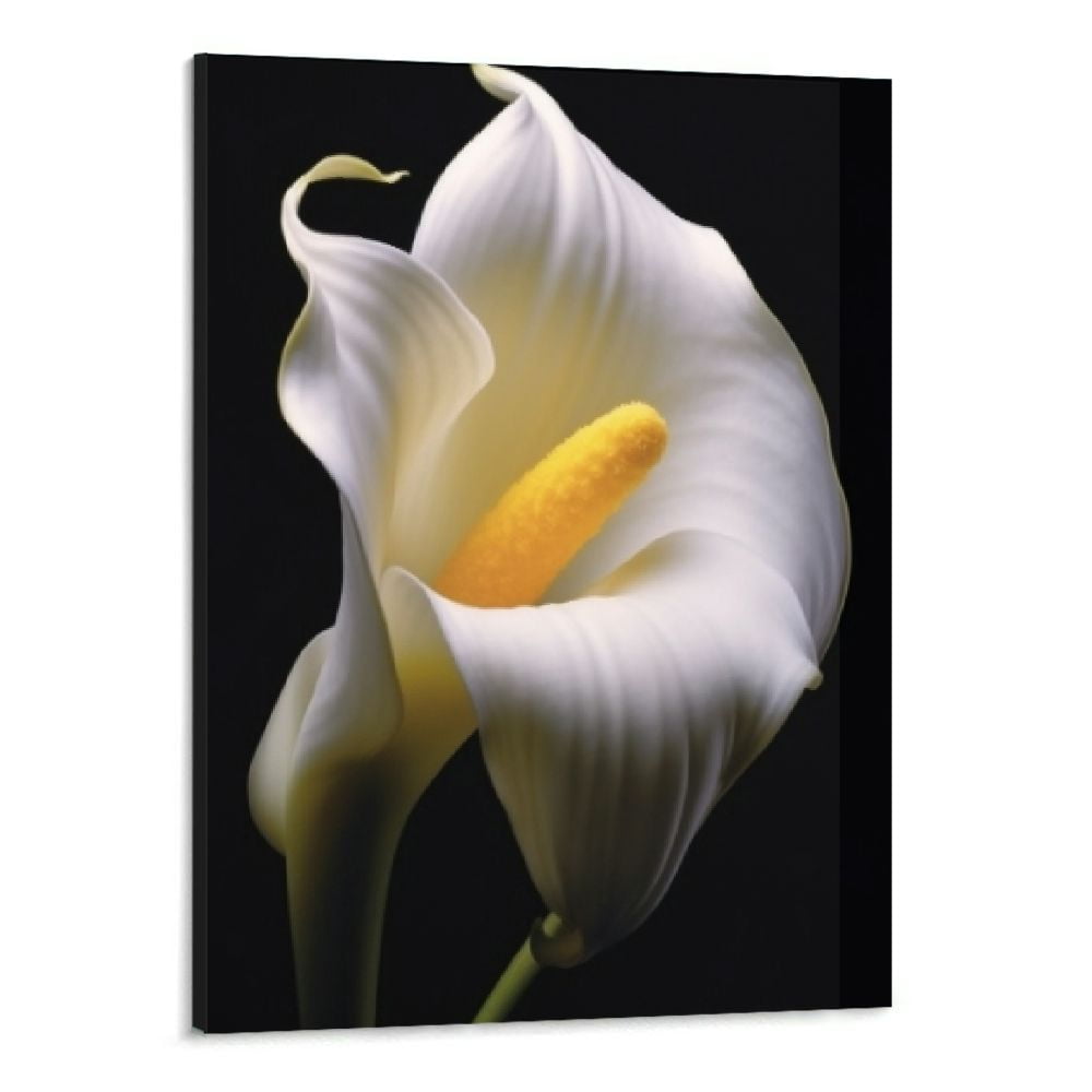 Chilfamy Beautiful Calla Lily Flower Canvas Poster Bedroom Decor Sports ...