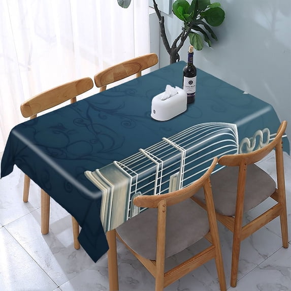 Chilfamy Bird Cage Dove Rectangle Dining Tablecloth, Washable Wipeable ...