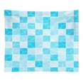 Chilfamy Blue Pool Tile Water Polyester Wall Tapestry Anti Wrinkle Art ...