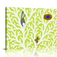 Chilfamy Bunny and Mouse in White Tree Ready to Hang, Wall Art Canvas ...