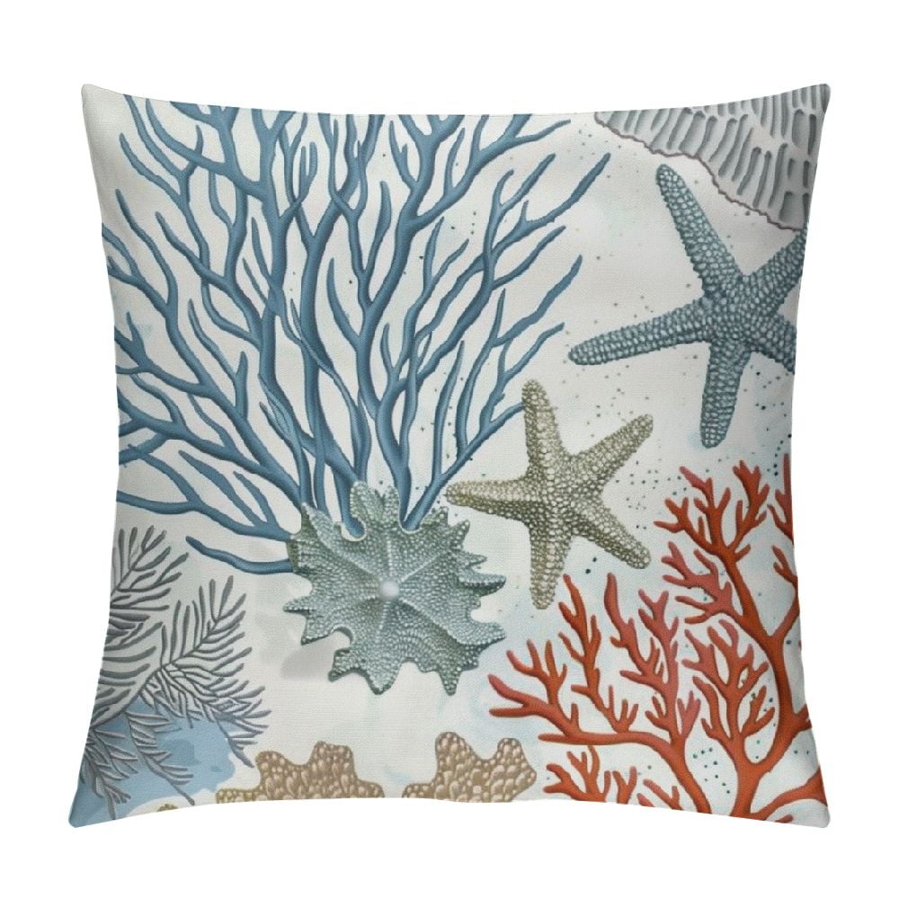 Chilfamy Coastal Throw Pillow Cover ,Summer Ocean Themed Pillow Covers ...