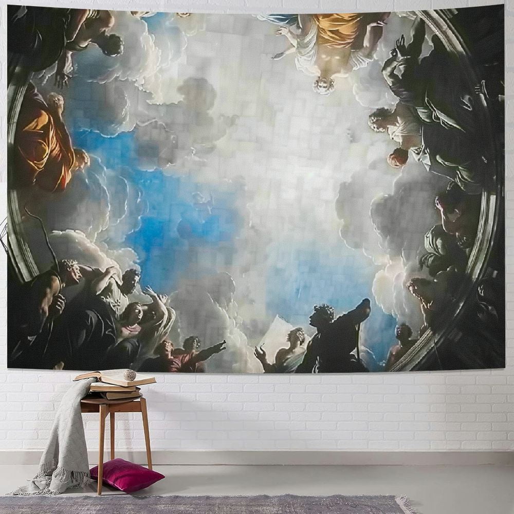 Chilfamy Decor Wall Tapestry Versailles Paris France April 18 Ceiling ...