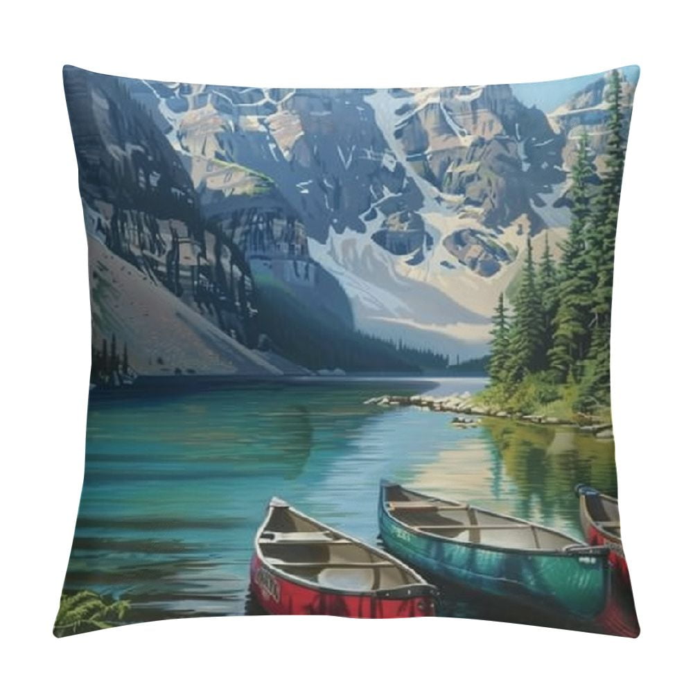 Chilfamy Decorative Throw Pillow Covers Square Pillow Covers for Sofa ...