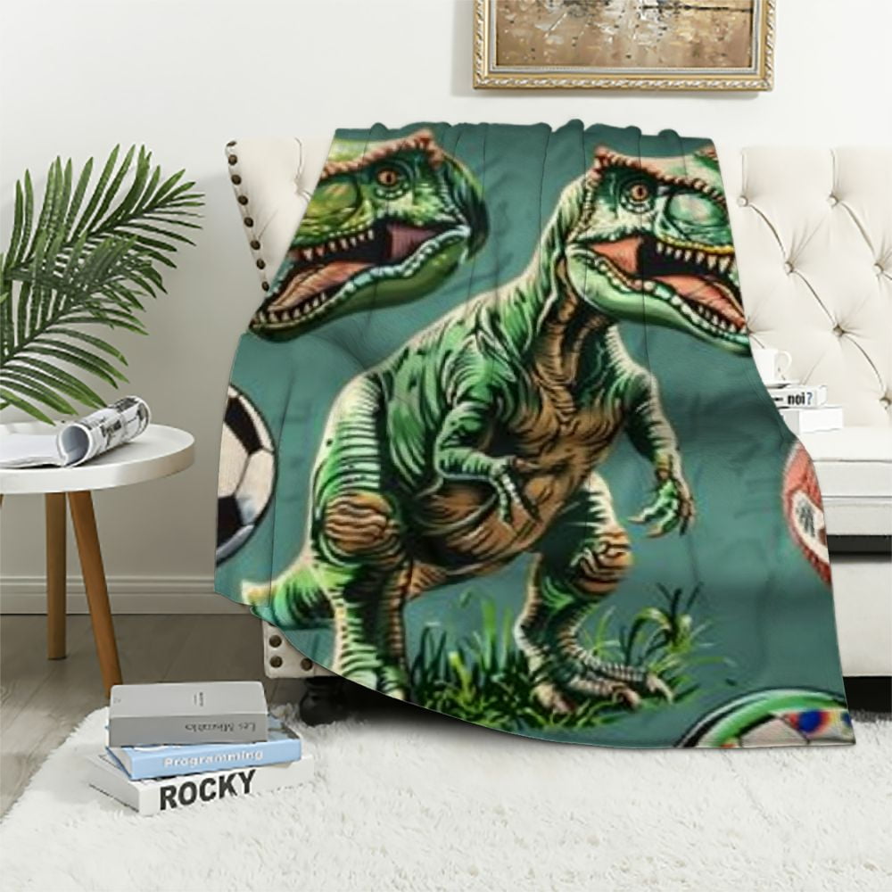 Chilfamy Dinosaur Blanket for Boys Girls Adults Dinosaur Blanket Gifts ...