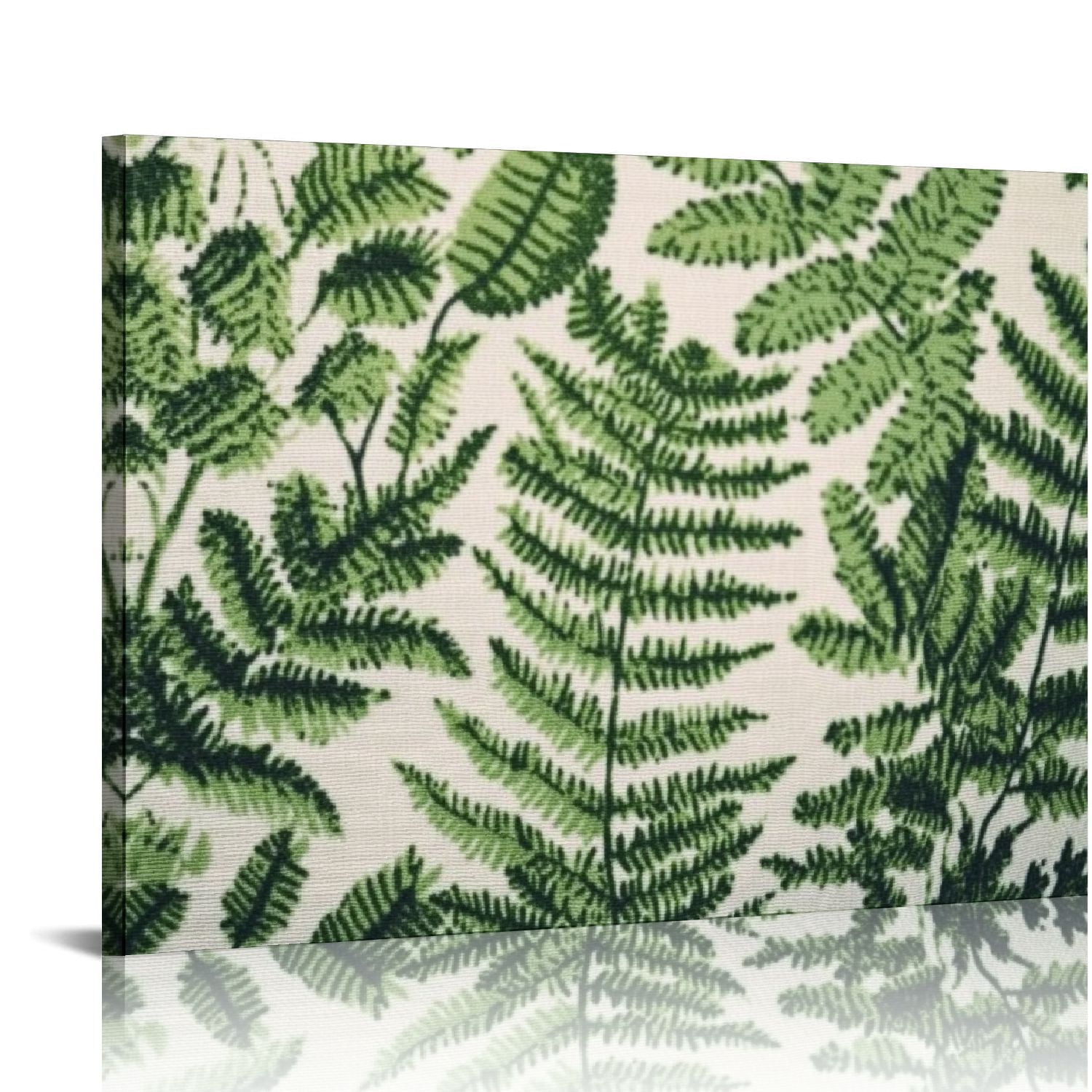 Chilfamy Fern Leaves Wall Decor for Home Bathroom Ready To Hang Room ...