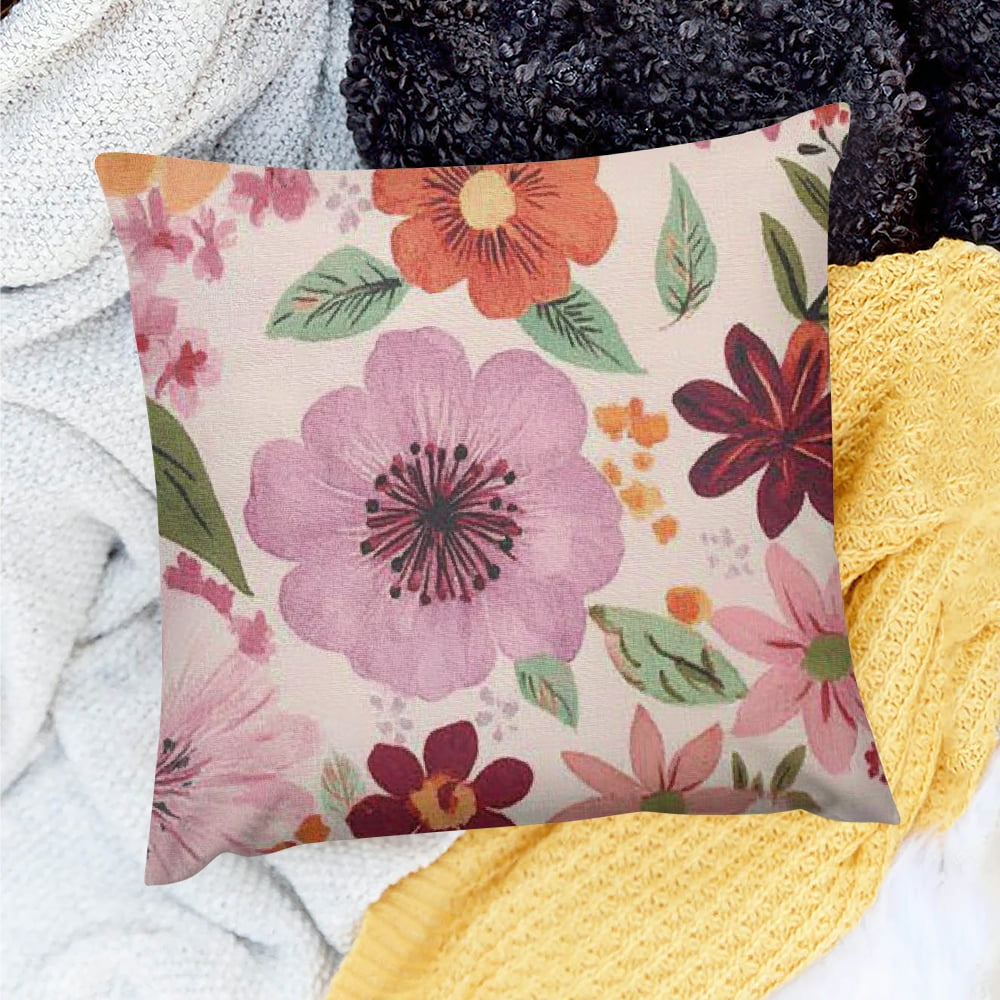 Floral Pillow Covers