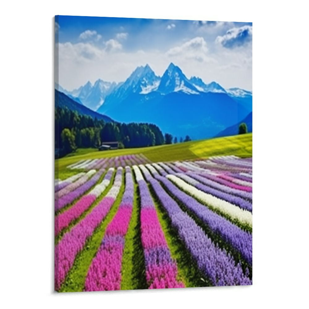 Chilfamy Flower Canvas Prints Wall Art Decor-Tulip Canvas Wall Art for ...