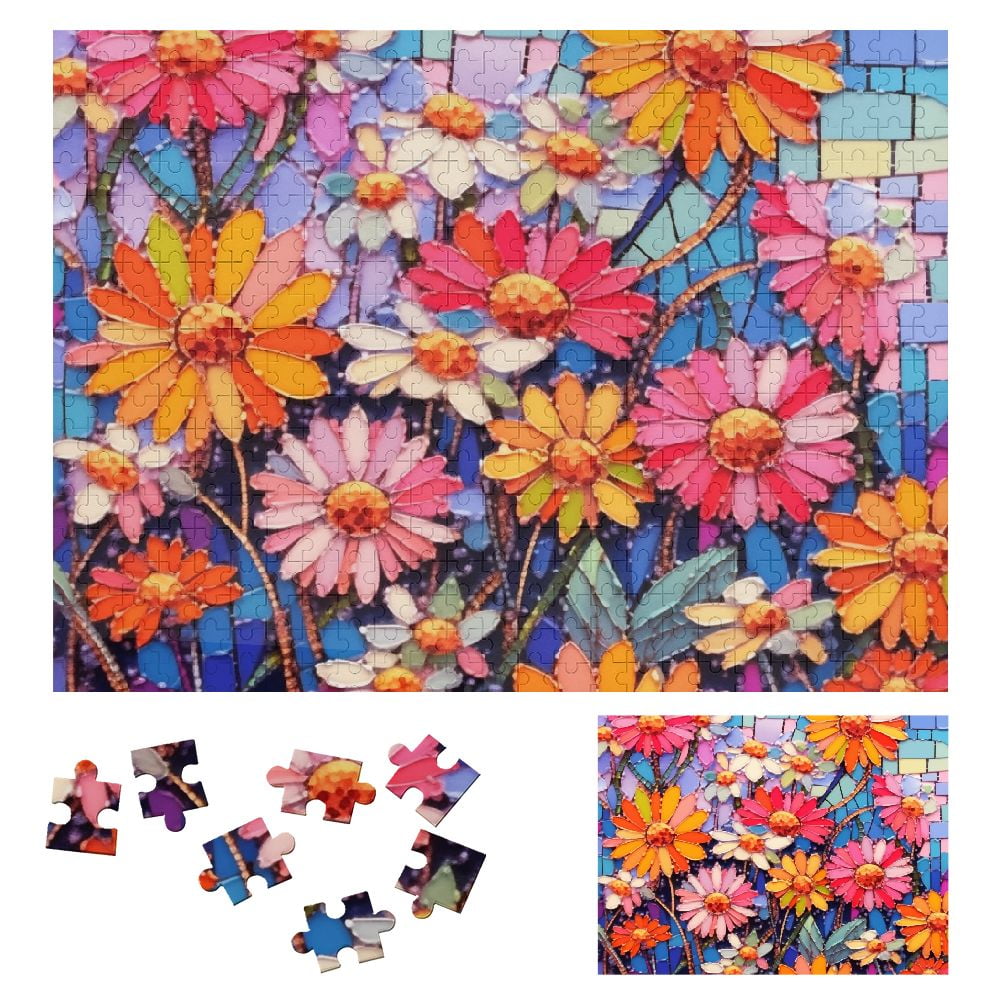 Chilfamy Flower Puzzles for Adults, Floral Puzzles Art, Puzzle Garden ...