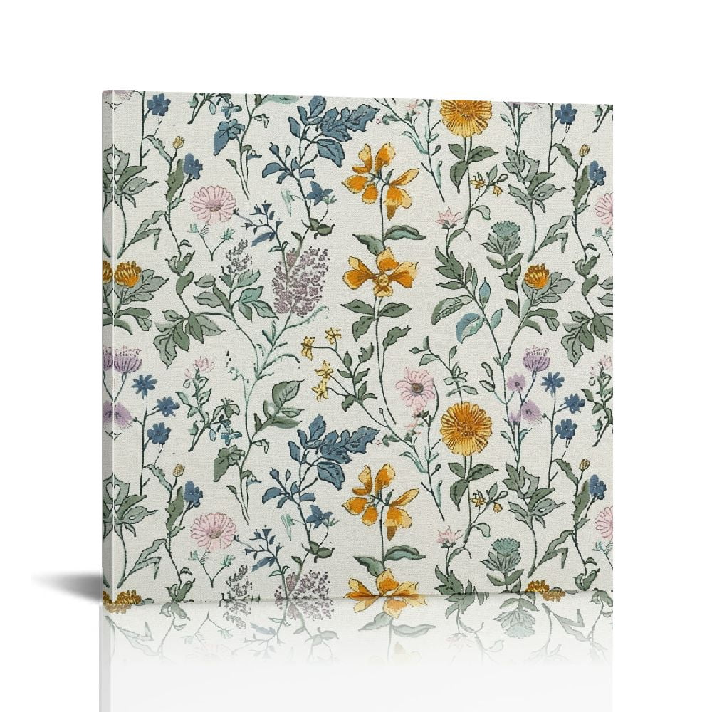 Chilfamy Flower Wall Decor for Living Room, High-Definition Canvas ...
