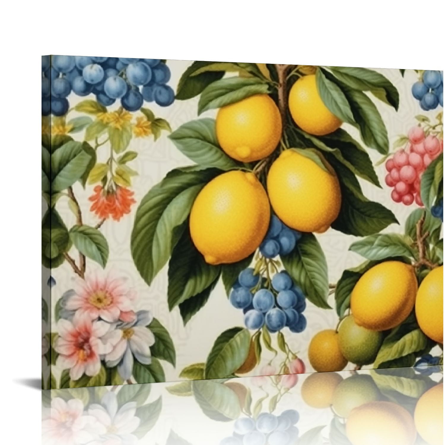Chilfamy Flowers Fruits Canvas Prints Wall Art Decor for Bedroom ...