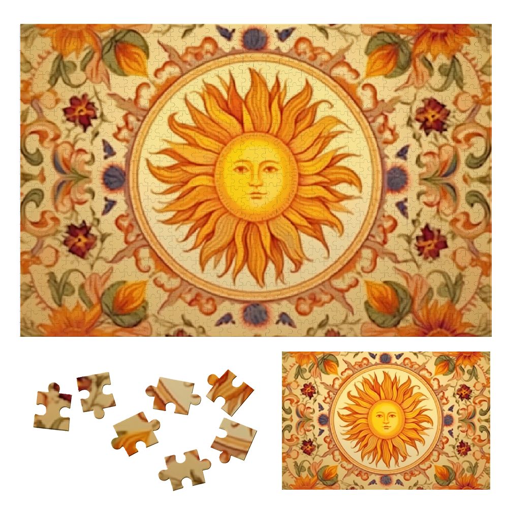 Chilfamy Flowers Wooden Jigsaw Puzzle Unique Shapes for Adults and Kids ...
